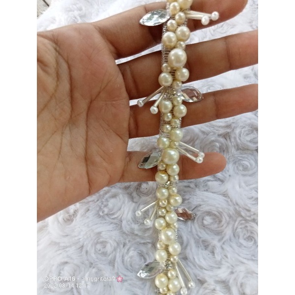 Jual Payet Rangkai/ Mutiara Rangkai Manik Bambu sampan/ Hiasan Kebaya ...