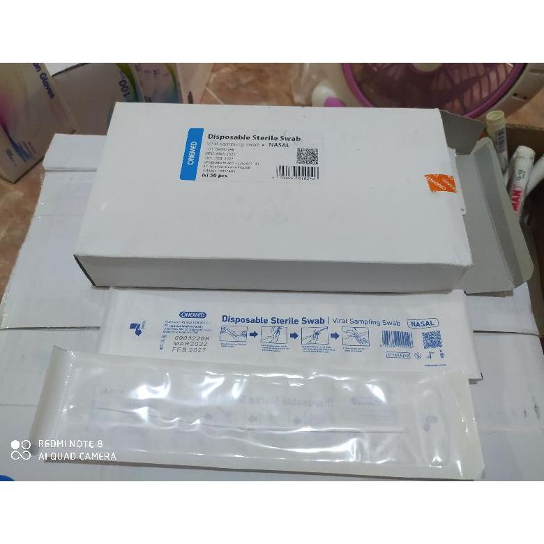 Jual Colokan Hidung Nasal Swab Sterile Colokan Antigen Flocked Swab ...
