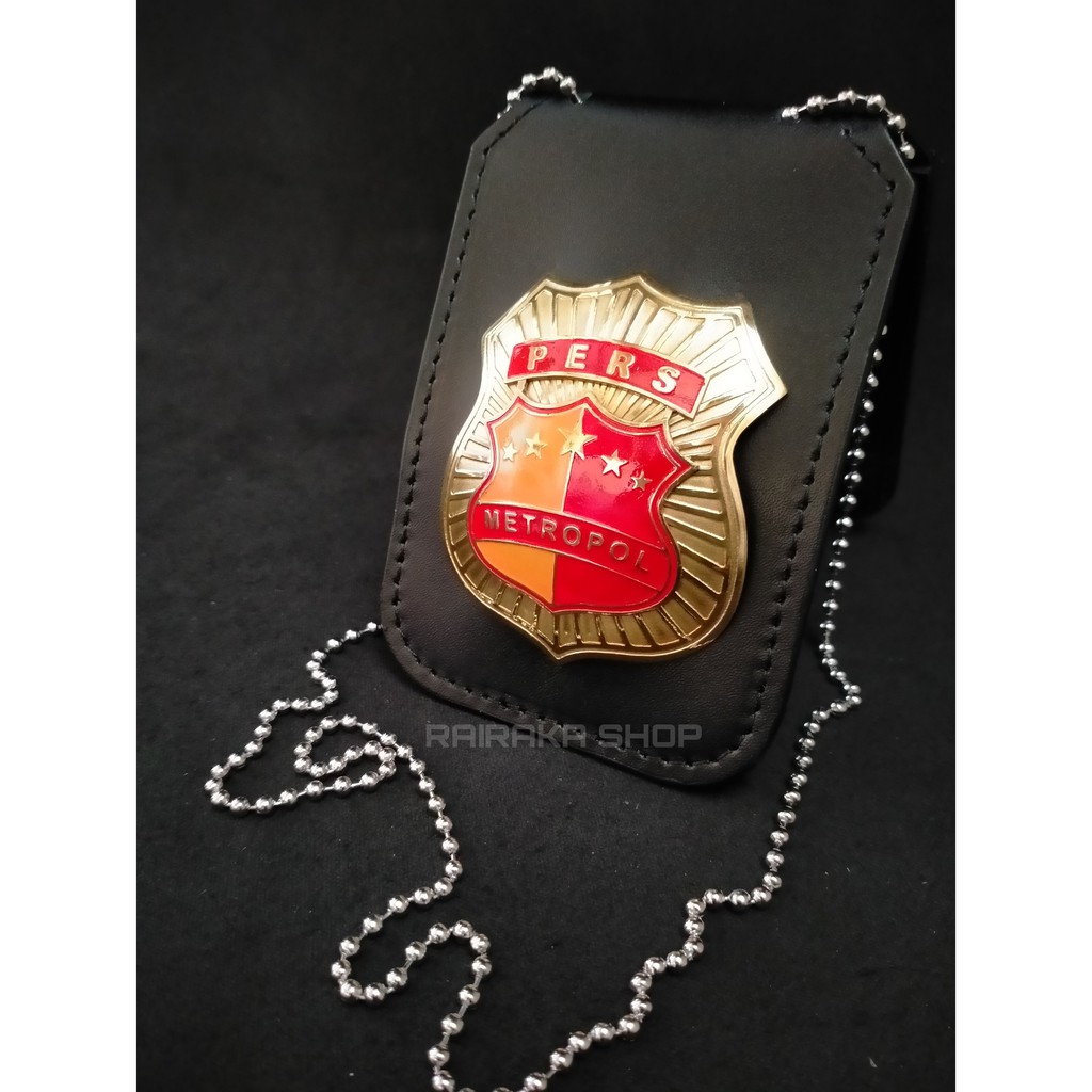 Jual Dompet Kalung Lencana PERS METROPOL Dompet Kartu KTA PERS METROPOL ...
