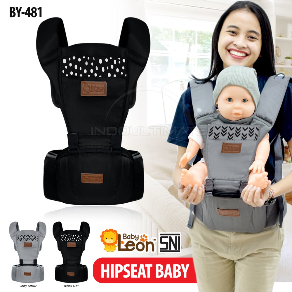 Jual BABY LEON Gendongan Hipseat Bayi Tanpa Topi 5in1 Way Gendongan Bayi Model Terbaru Anti ...