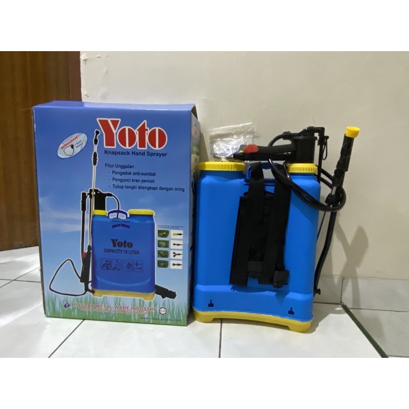 Jual yoto sprayer 16 liter / sprayer tanaman / sprayer disinfectant ...