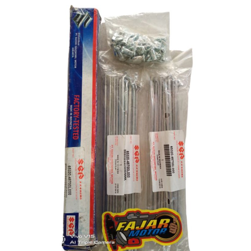 Jual SUZUKI RUJI JARI JARI CHROME PNP TS 125 RING 21 | Shopee Indonesia