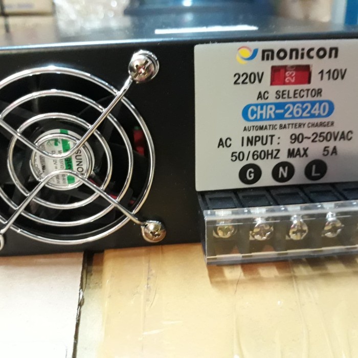 Jual Automatic Battery Charger CHR 26240 10A 24VDC Monicon original ...