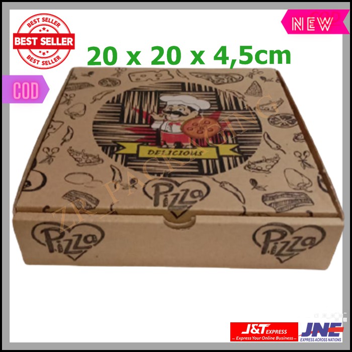 Jual Pizza chef 20x20/Kardus packaging/kotak kemasan/box packaging ...