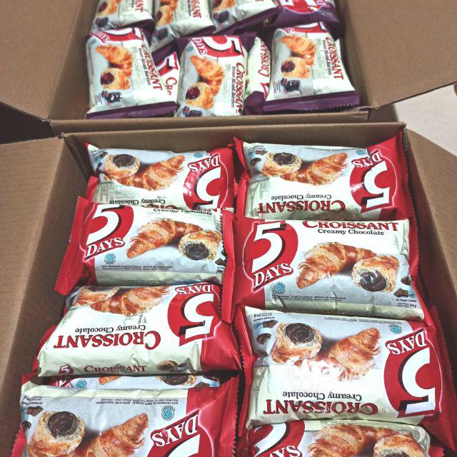 Jual 5 Days Croissant - 1 Dus (40 bks) | Shopee Indonesia