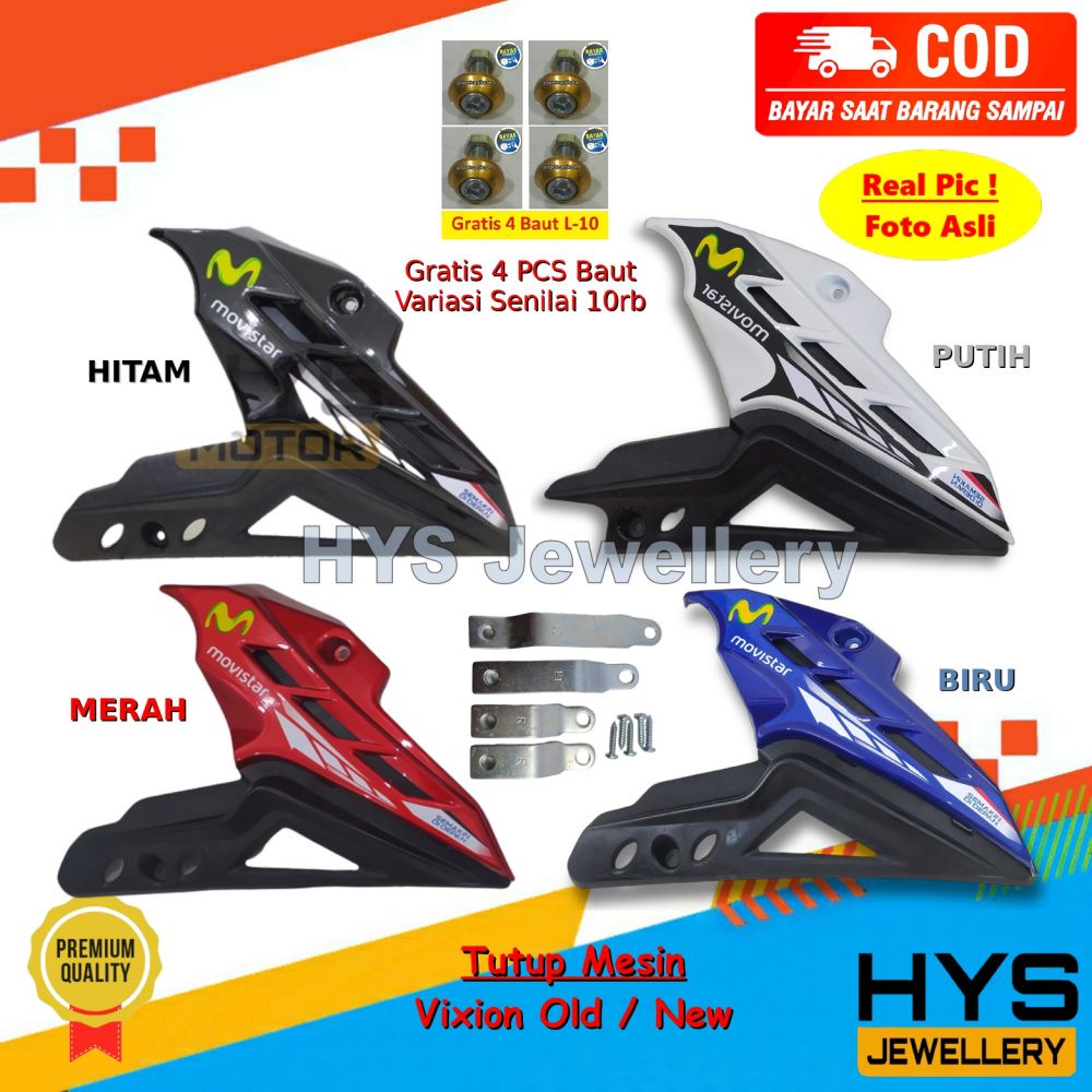 Jual [COD] Tutup Mesin Vixion New & Old - Cover Engine Lumpur Transformer Vixion NVL 2013 2014 ...