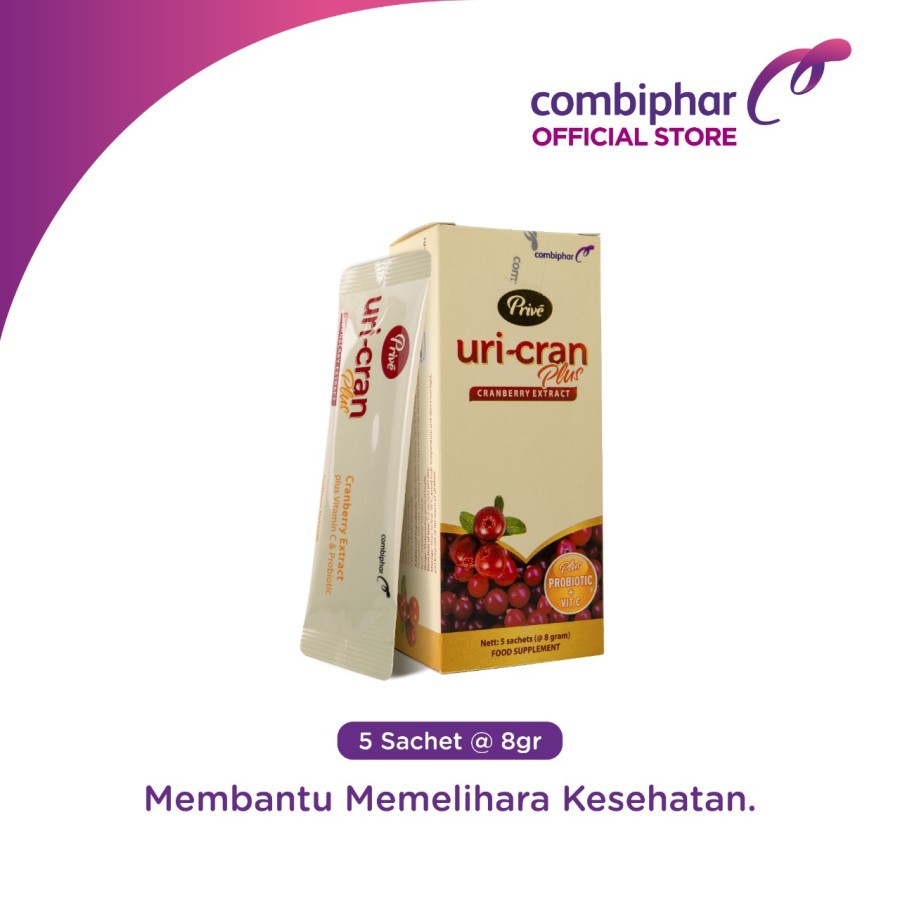 Jual Prive Uri-Cran Plus 5 Sachet - Untuk Saluran Kemih | Shopee Indonesia