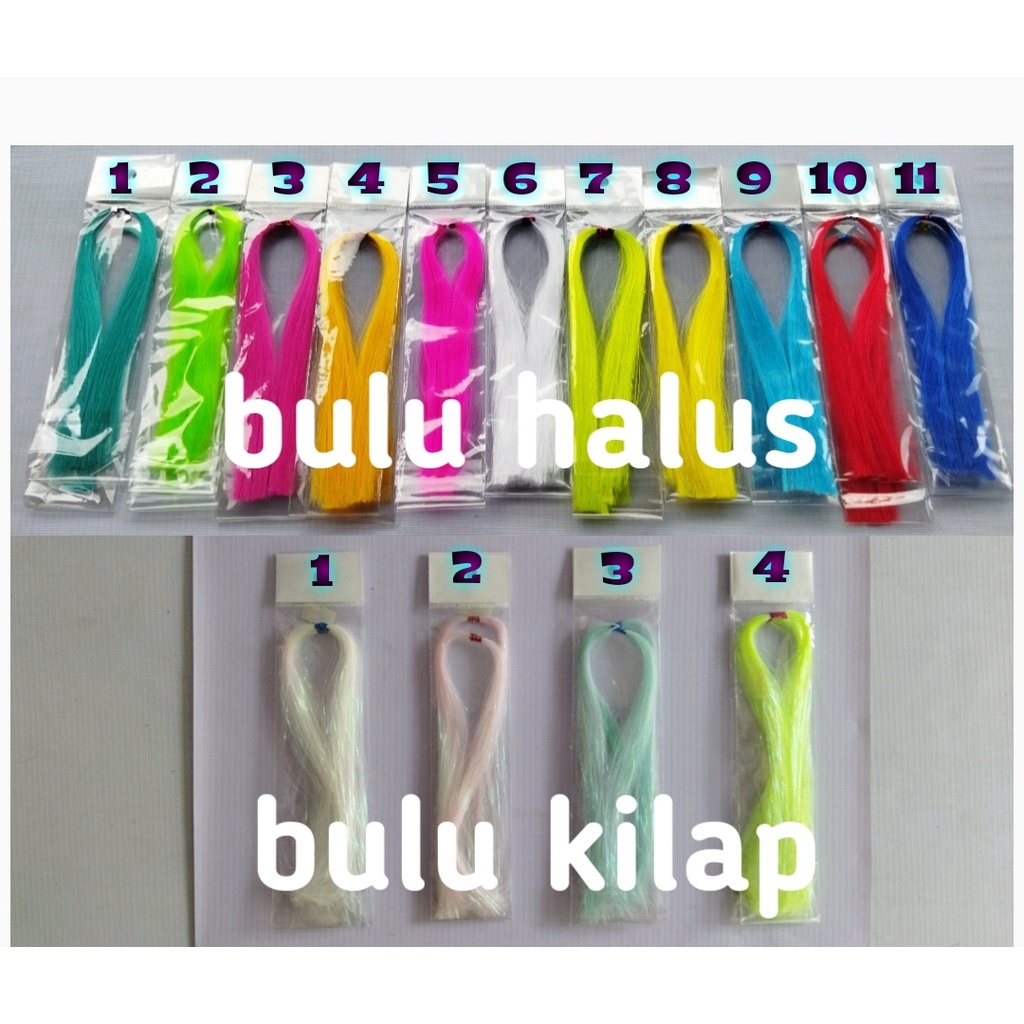 Jual BULU ASSIST SABIKI RAWAI MUTIARA KILAP HALUS | Shopee Indonesia