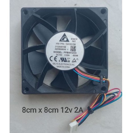 Jual kipas high speed power audio , fan high speed 8cm x 8cm 12 vdc 2a ...