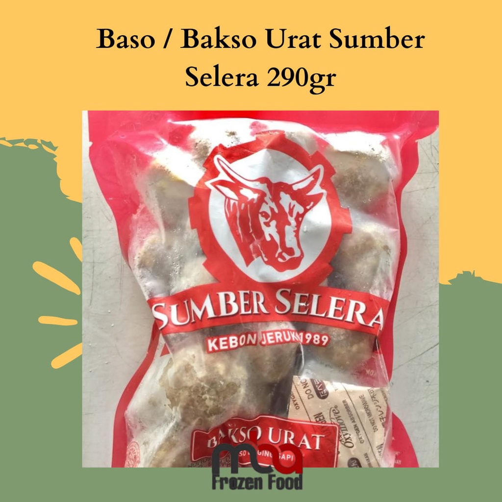 Jual Baso / Bakso Urat Sumber Selera 290gr - FROZEN FOOD | Shopee Indonesia
