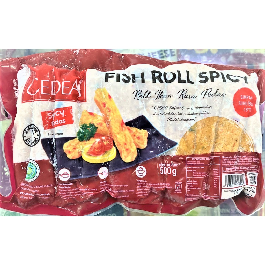 Jual Cedea Fish Roll Spicy 500gr | Shopee Indonesia