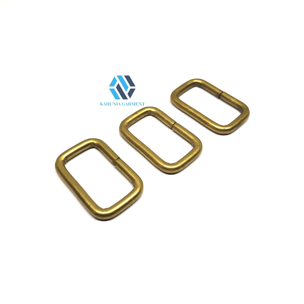 Jual Ring kotak / ring pengait cantelan tali webbing tas / lanyard / id ...