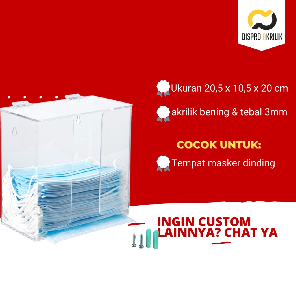 Jual Tempat masker akrilik dinding | Shopee Indonesia