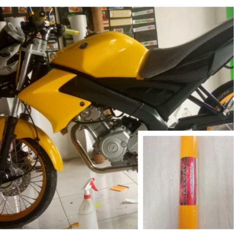 Jual Stiker Skotlet glossy, Stiker motor kuning glosy (5m free 1 ...