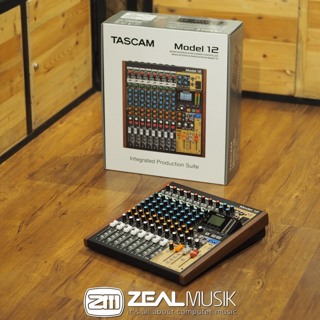 Jual TASCAM MODEL 12 - Mixer Analog Digital USB Multi Track - Zeal ...