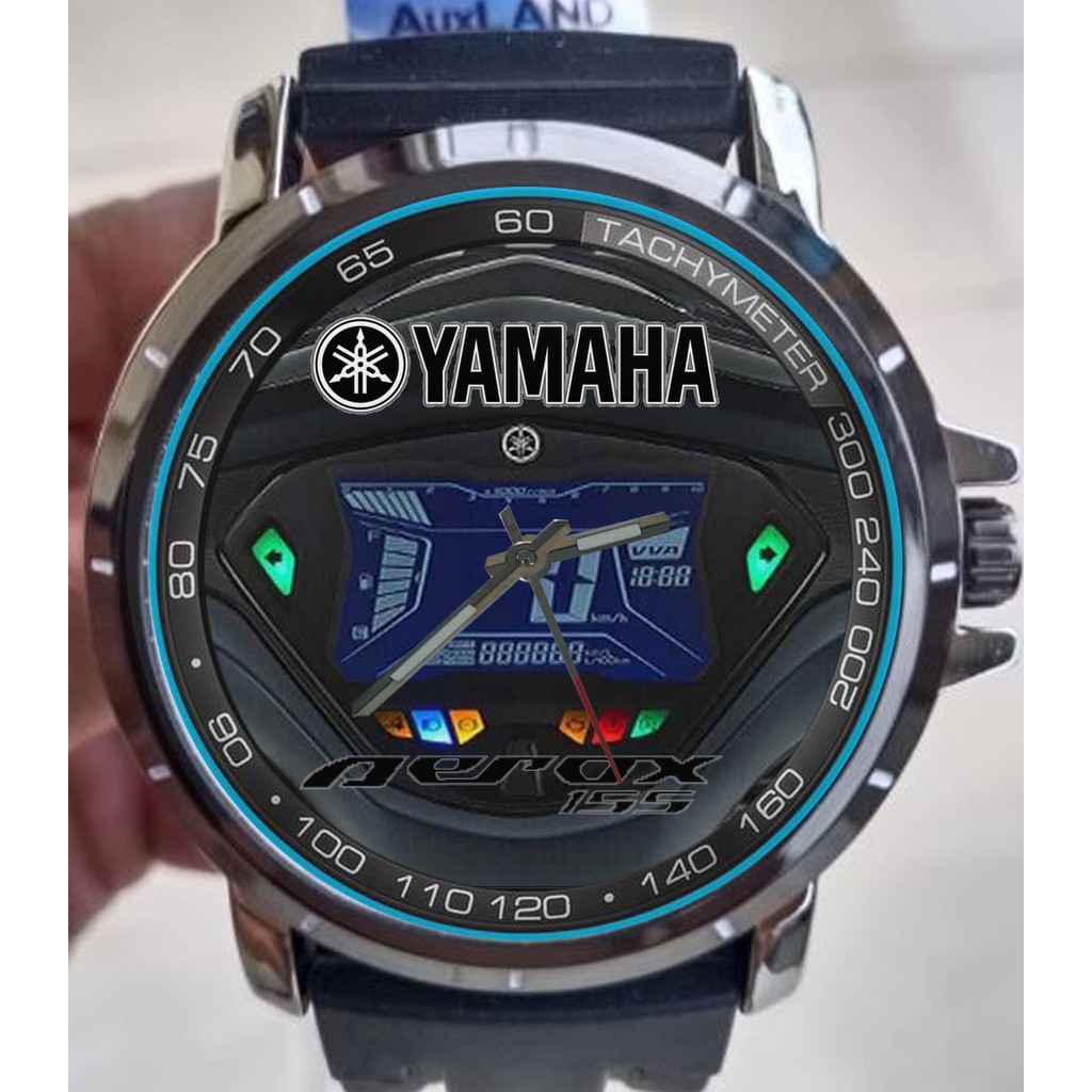 Jual Jam Tangan Keren Terbaru Custom Speedometer Yamaha Aerox | Shopee ...