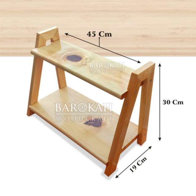 Jual Rak Kayu Lokal Simple | Shopee Indonesia
