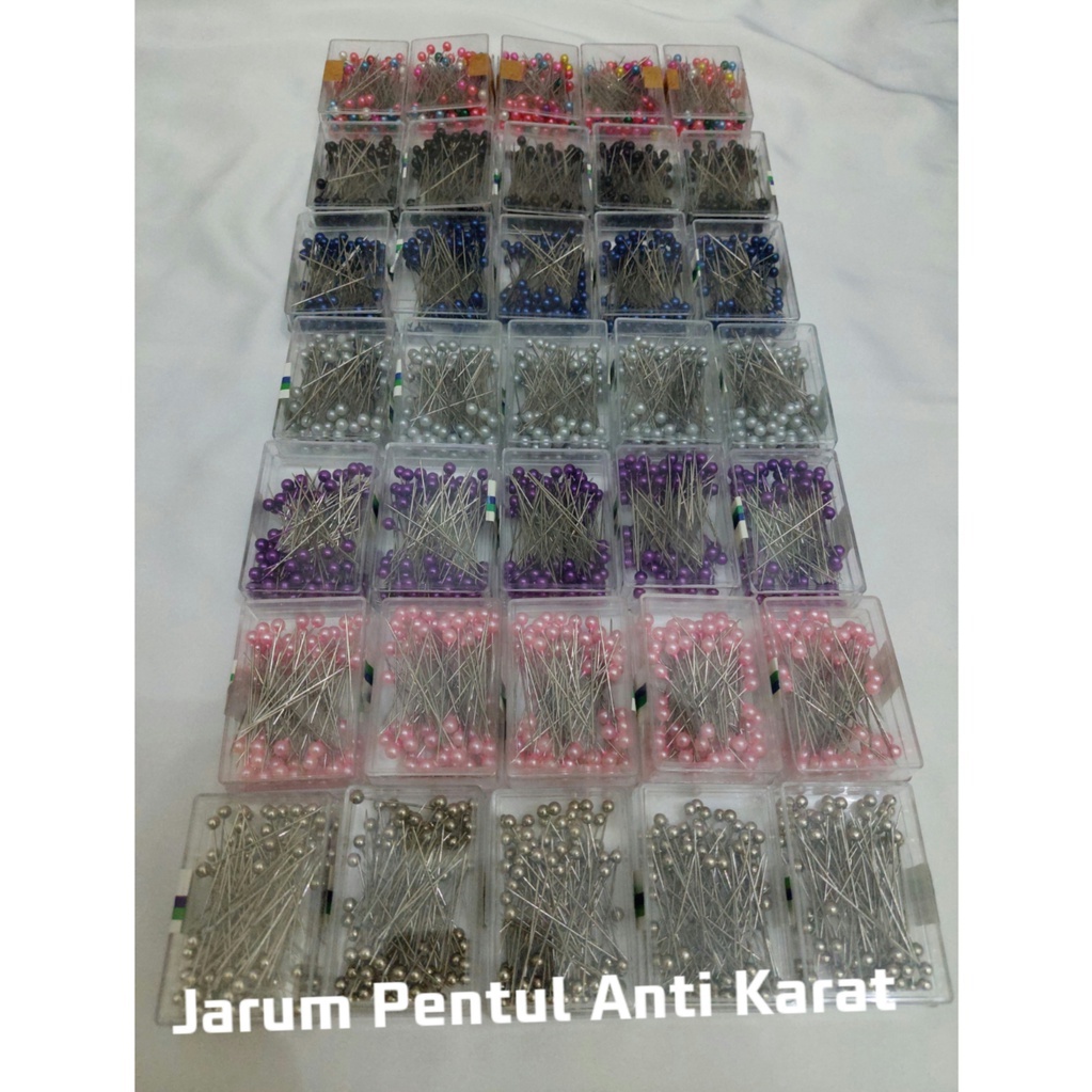 Jual Jarum Pentul Anti Karat/Jarum Pentul Hijab/Jarum Pentul Kotak ...