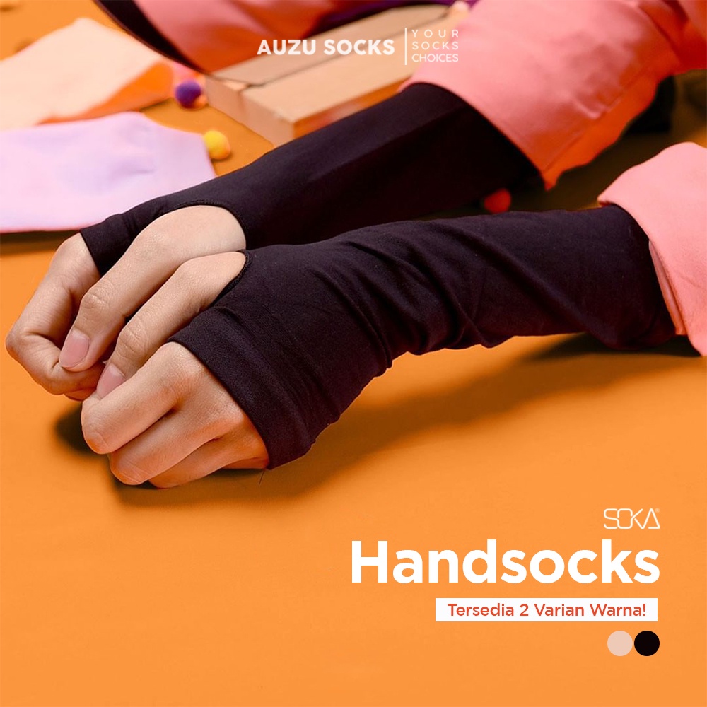 Jual Manset tangan soka handsock model jempol - coklat hitam | Shopee ...