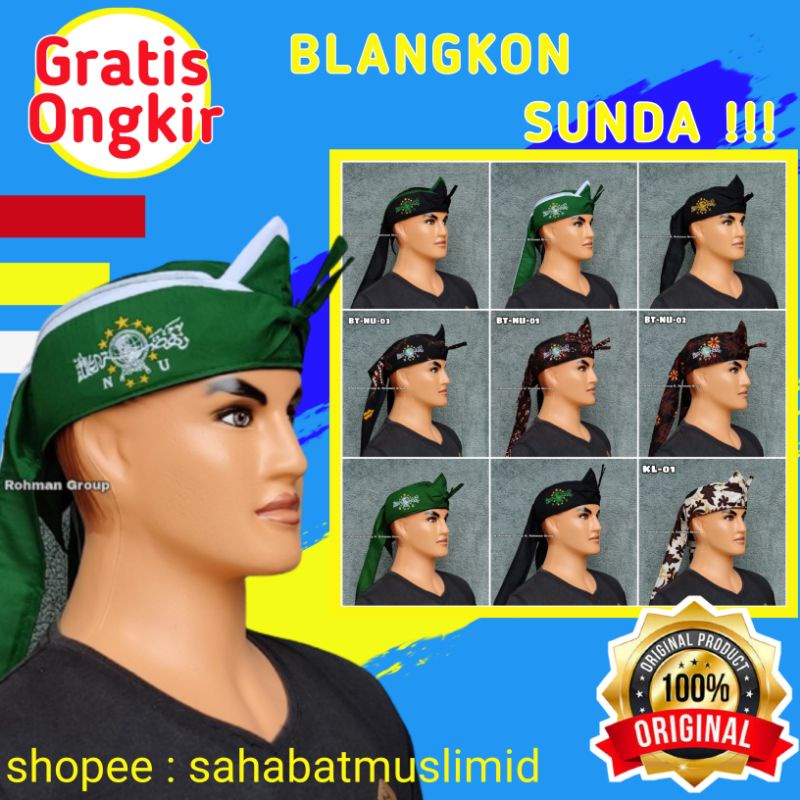 Jual IKET NU Belangkon NU Blangkon Nu Nahdlatul ulama Udeng Nu Blankon ...
