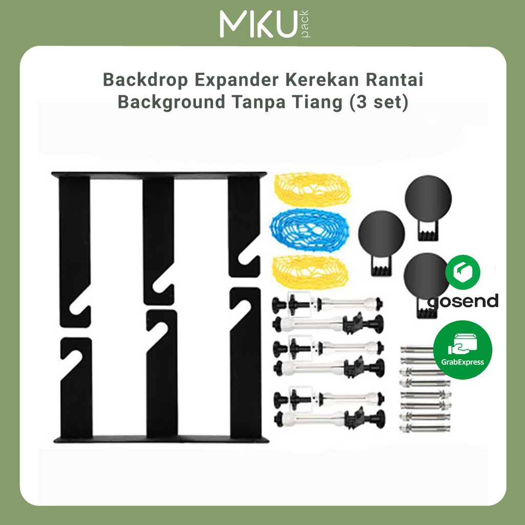 Jual Backdrop Expander Background Foto Kerekan Rantai Background Tanpa ...