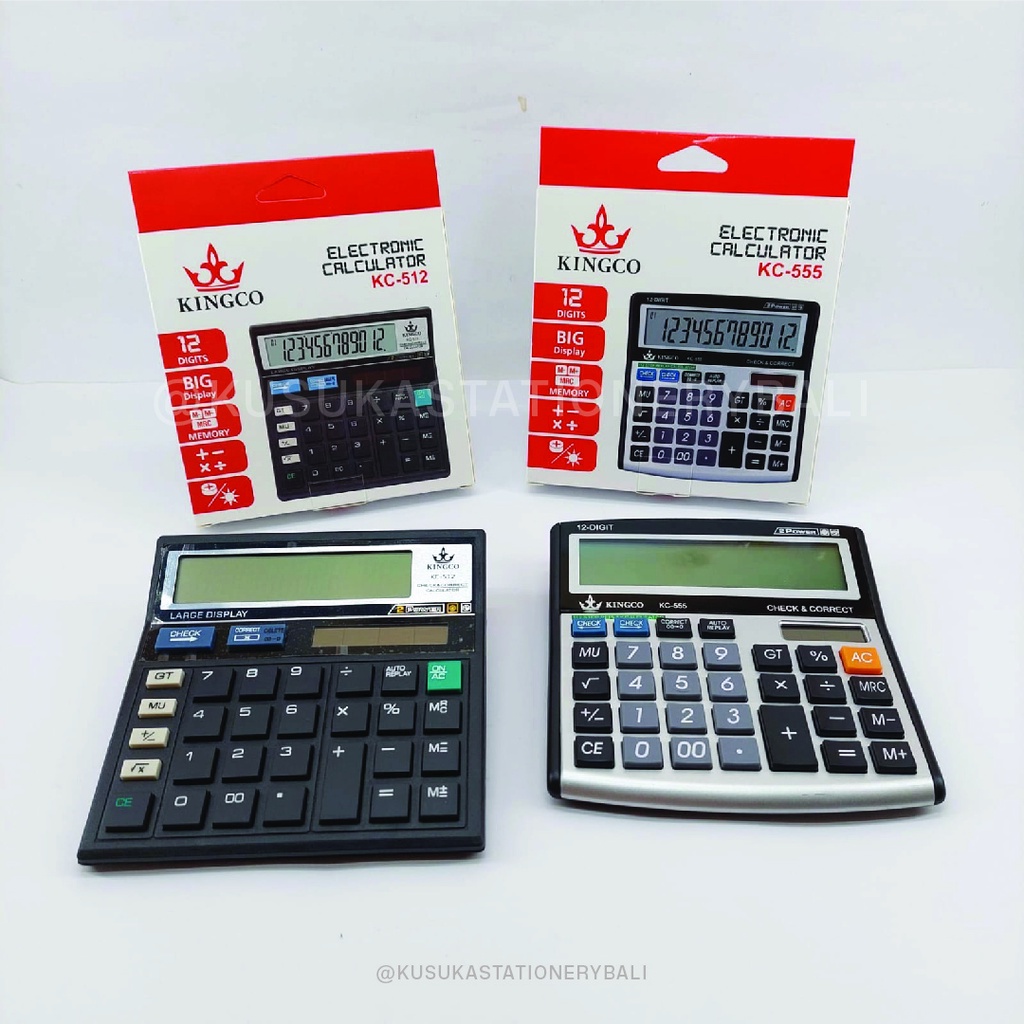 Jual KINGCO CALCULATOR KC-512 KC-555 | Shopee Indonesia