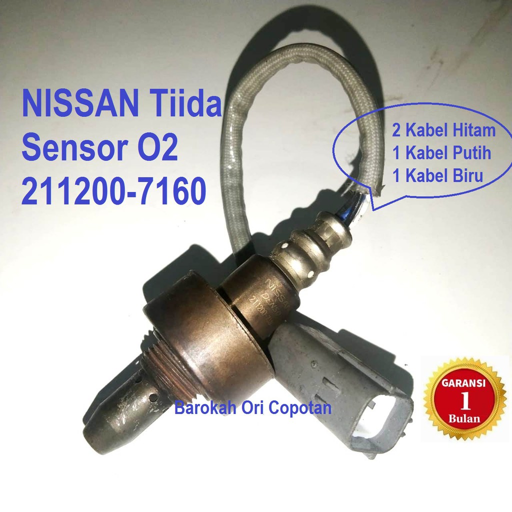 Jual Sensor Oxygen O2 Nissan Tiida 1.8L CO2 211200-7160 22693-1JY0A ...