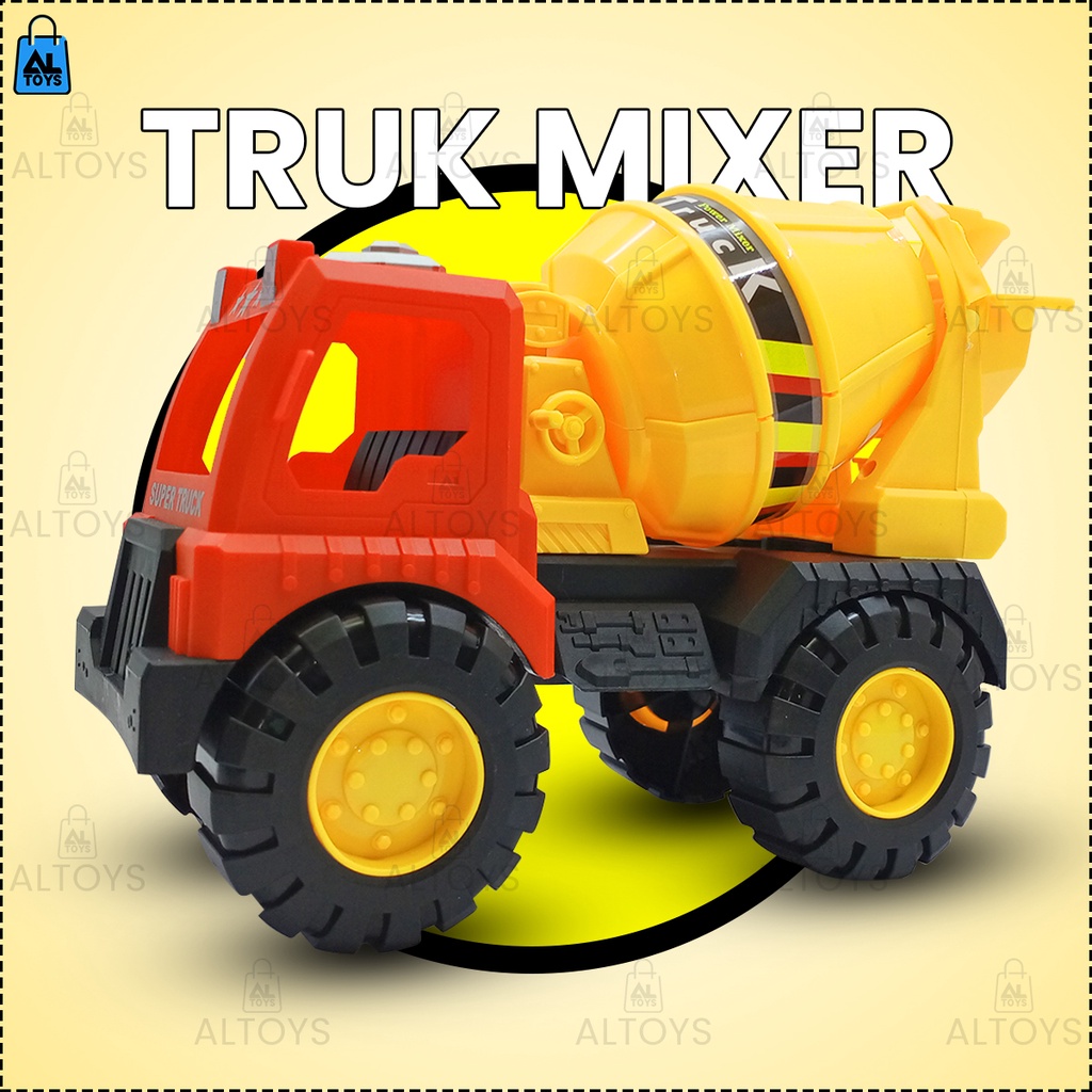 Jual Mobil Truk Molen Mainan / Truck Mixer / Truk Semen AK86 | Shopee ...