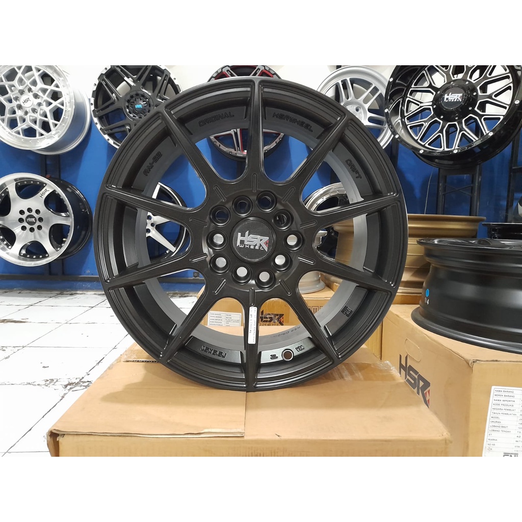 Jual velg racing ring 15 hsr rai s2 original velg mobil ertiga innova sienta | Shopee Indonesia