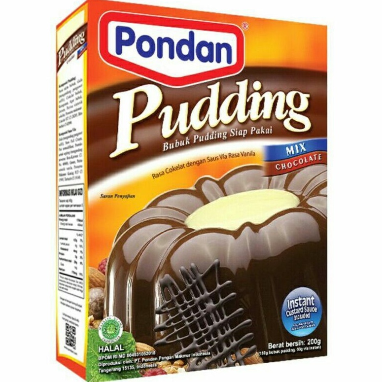Jual Pondan PUDDING MIX CHOCOLATE Tepung Instan 200.g | Shopee Indonesia
