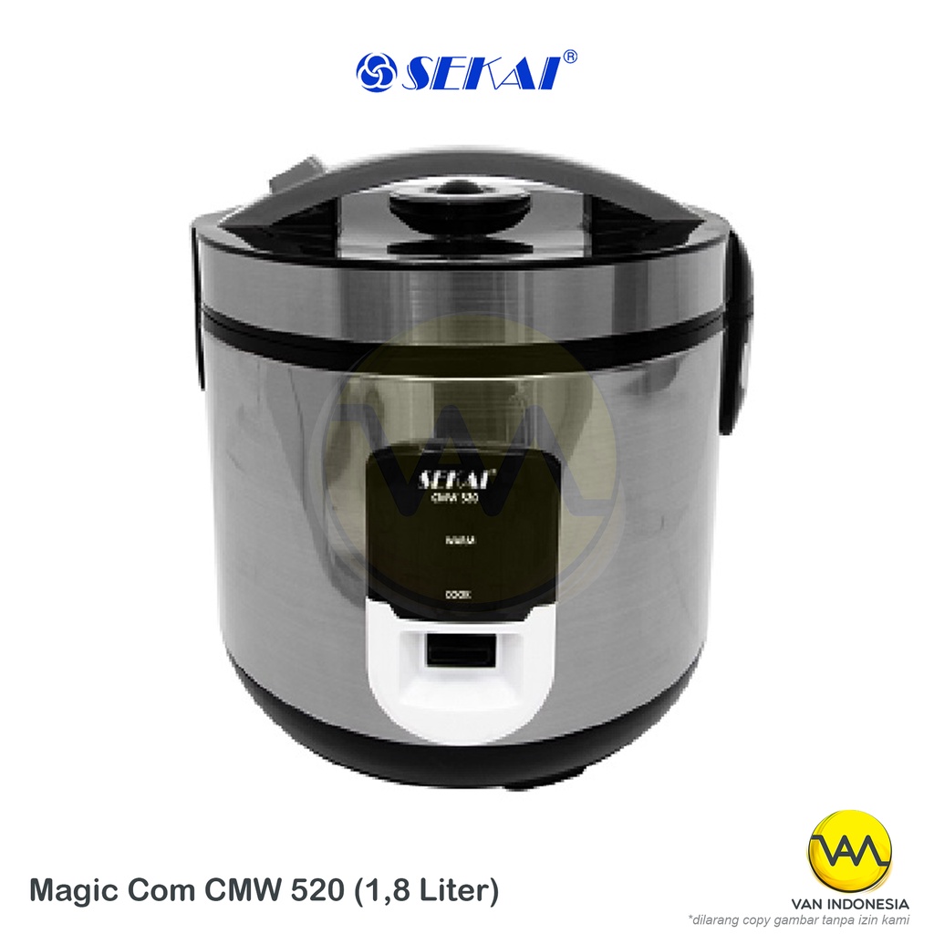 Jual Rice Cooker Magicom Penanak Nasi 1.8 Liter CMW 520 Sekai | Shopee ...
