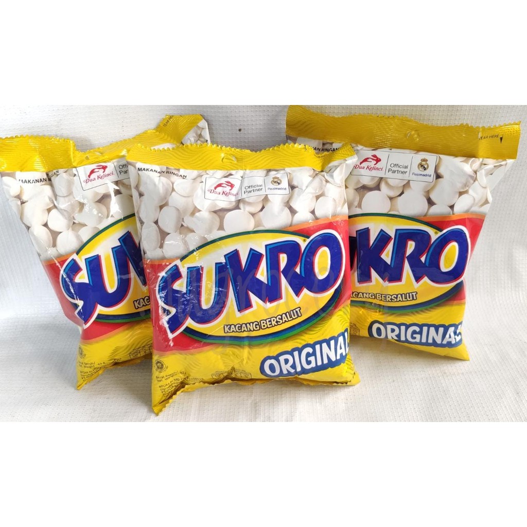 Jual KACANG SUKRO ORIGINAL 10pcs x 42gr | Shopee Indonesia