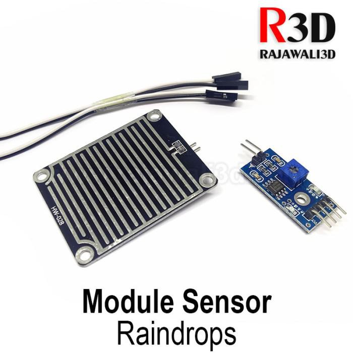 Jual Sensor Curah Hujan Air Hujan Raindrops Module Sensor | Shopee ...