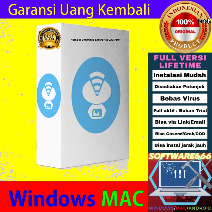 Jual Software Analisa Jaringan Wi-fi: NetSpot Unlimited Enterprise 2 ...