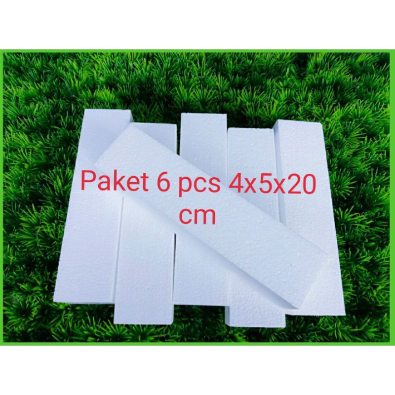 Jual Busa styrofoam untuk buket paket 6 pcs busa gabus kering untuk ...