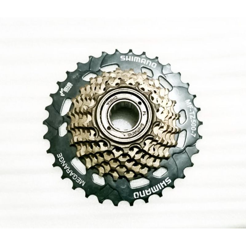 Jual Sprocket Drat Shimano 7 Speed TZ500 Megarange Freewheel Sepeda ...