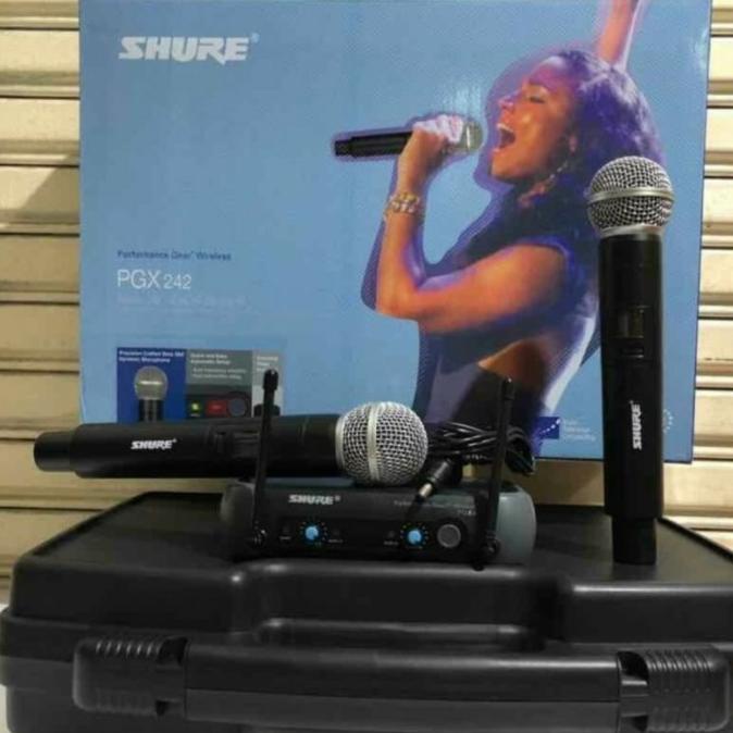 Jual Mic wireless shure PGX 242 ( Handheld ) sinarsak71 Segera Dapatkan ...
