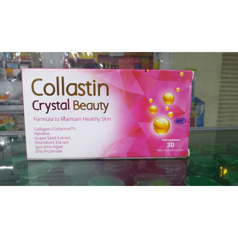 Jual COLLASTIN CRYSTAL BEAUTY / SUPPLEMENT KULIT BERJERAWAT | Shopee ...