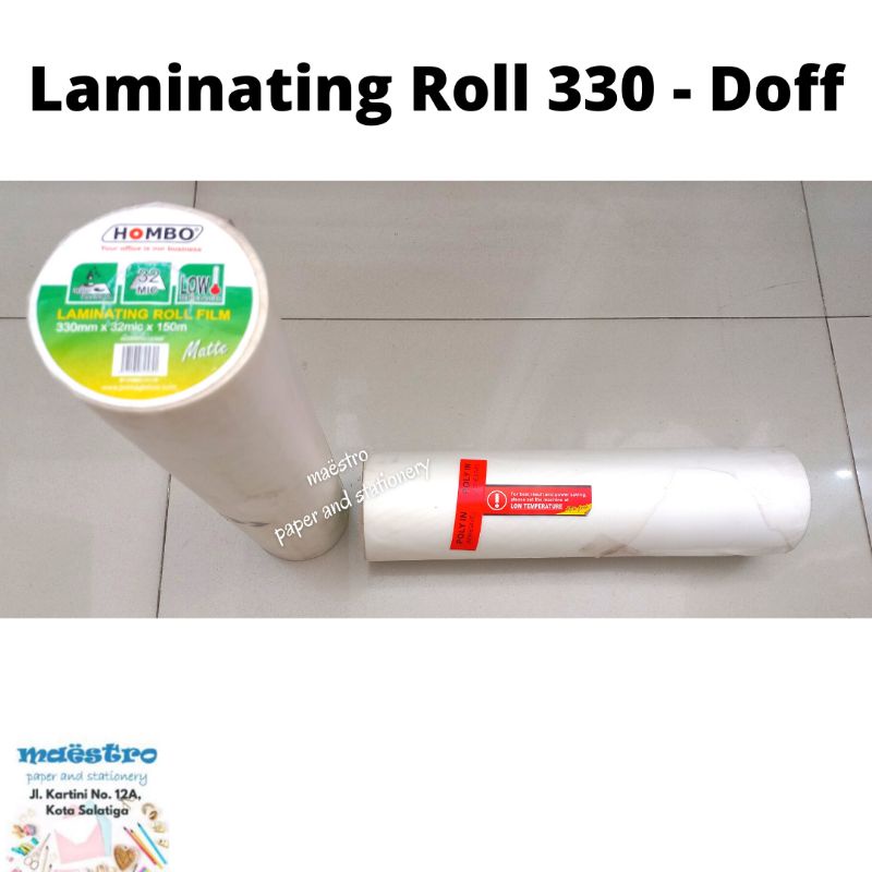 Jual Plastik Laminating Roll 300 - Doff / Plastik Laminating Roll Matte ...