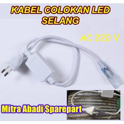 Jual Kabel Colokan LED Strip Selang Putih | Shopee Indonesia