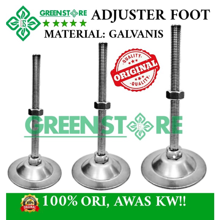 Jual M20x10cm FOOT ADJUSTER/KAKI MEJA MATERIAL GALVANIS | Shopee Indonesia