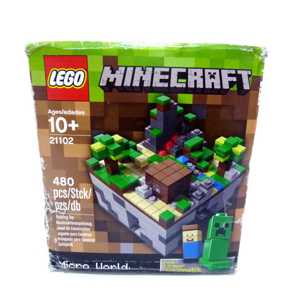 Jual Lego Minecraft Micro World 21102 The Forest Original Lego | Shopee ...