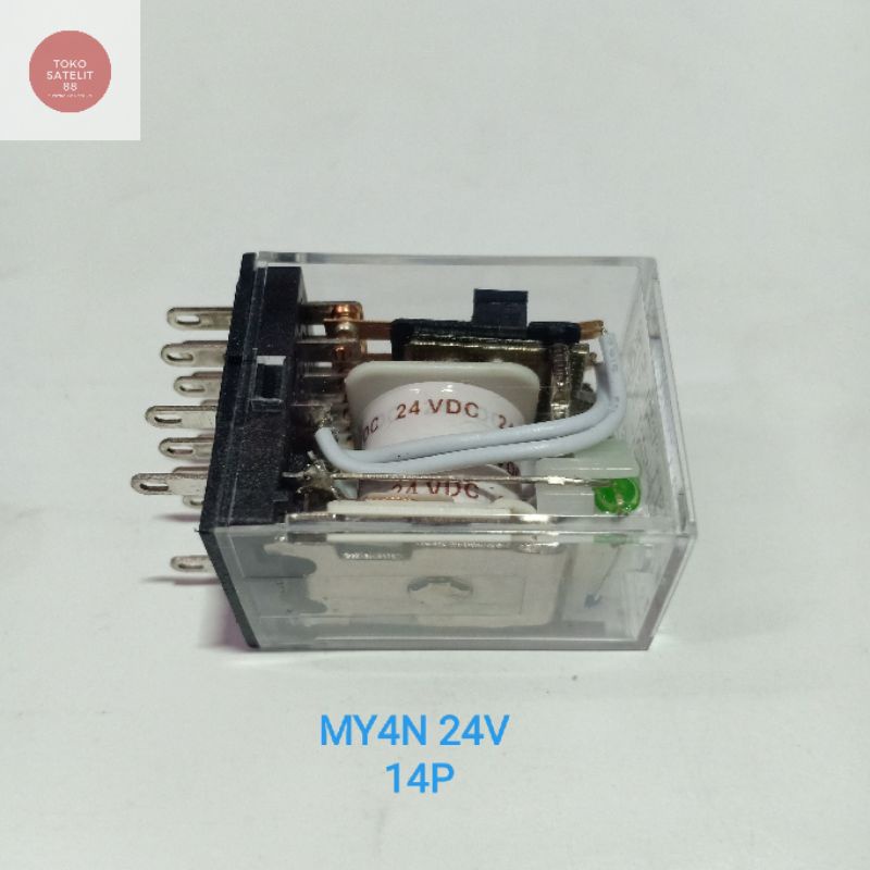 Jual relay FORT 24V MY4N 14P | Shopee Indonesia