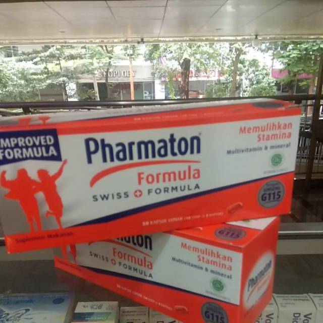Jual Pharmaton formula 50s-multivitamin dan gingseng G115 Suplemen ...