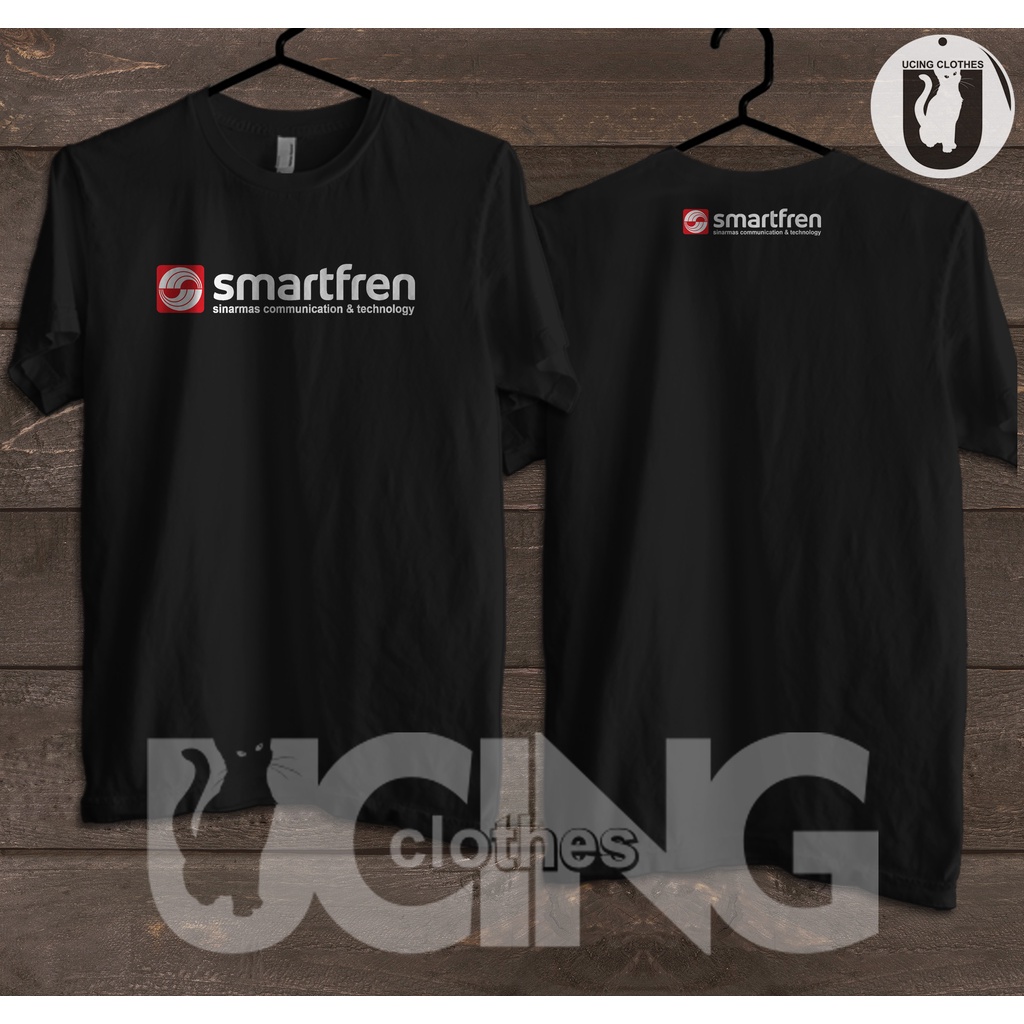 Jual Kaos Baju Smartfren Sinarmas Communication & Technology Logo Baju ...
