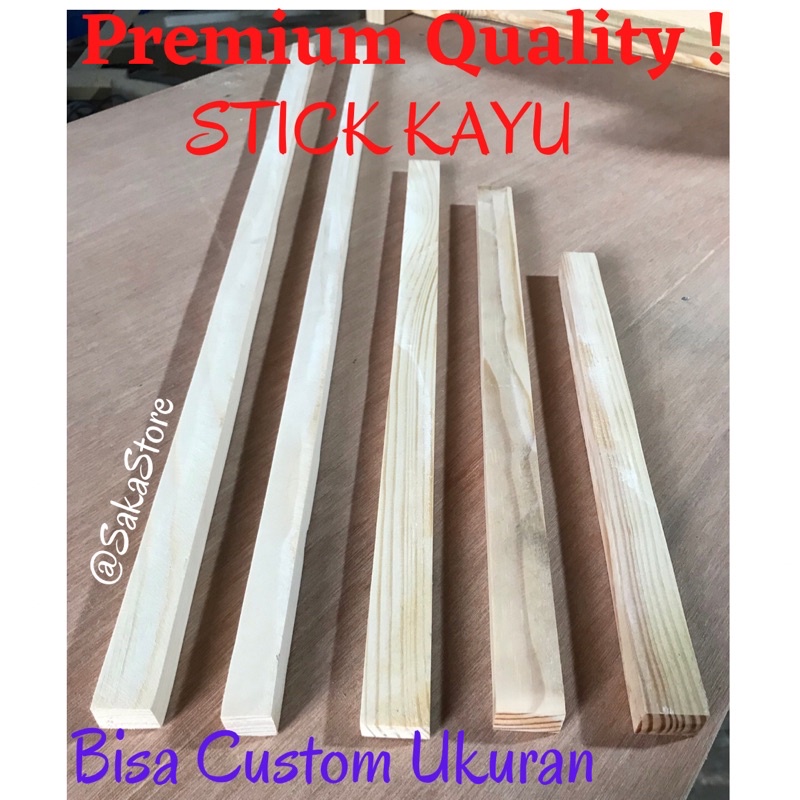 Jual Stick Kayu Jati Belanda Stick Kayu Custom| Stick Kayu Dekorasi ...