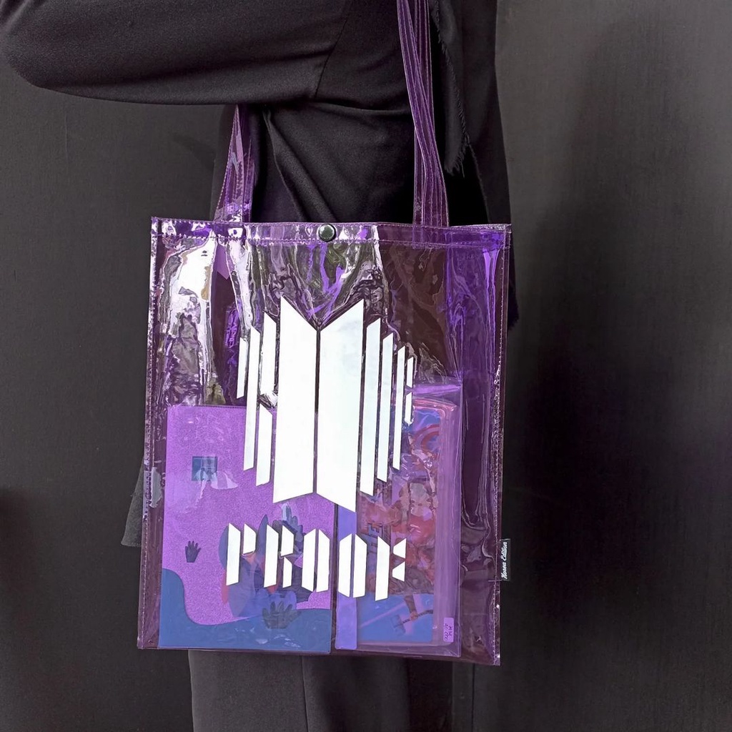 Jual Totebag Transparant Kpop BTS NCT Treasure Mika Tas Wanita Totebag ...