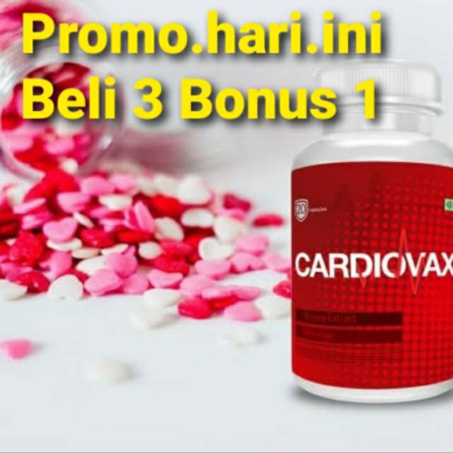 Jual CARDIOVAX - CARDIOVAX ASLI ORIGINAL - OBAT GANGGUAN JANTUNG - OBAT ...