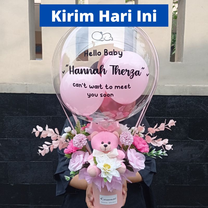 Jual Buket Balon Boneka Full Bunga Graduation Grand Opening | Shopee ...