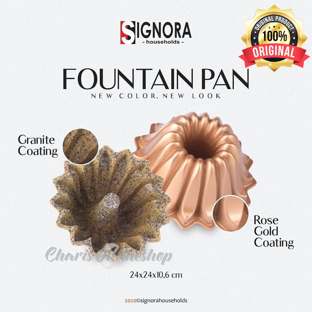 Jual SIGNORA | Loyang Sultan / Cetakan Kue dan Puding Granite [AGEN ...